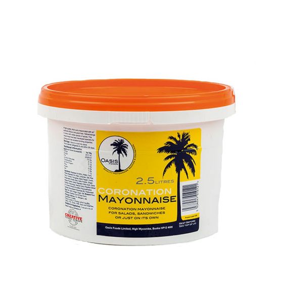 Oasis Coronation Mayonnaise - 2.5 litre tub - spotonwholesalefoods.co.uk