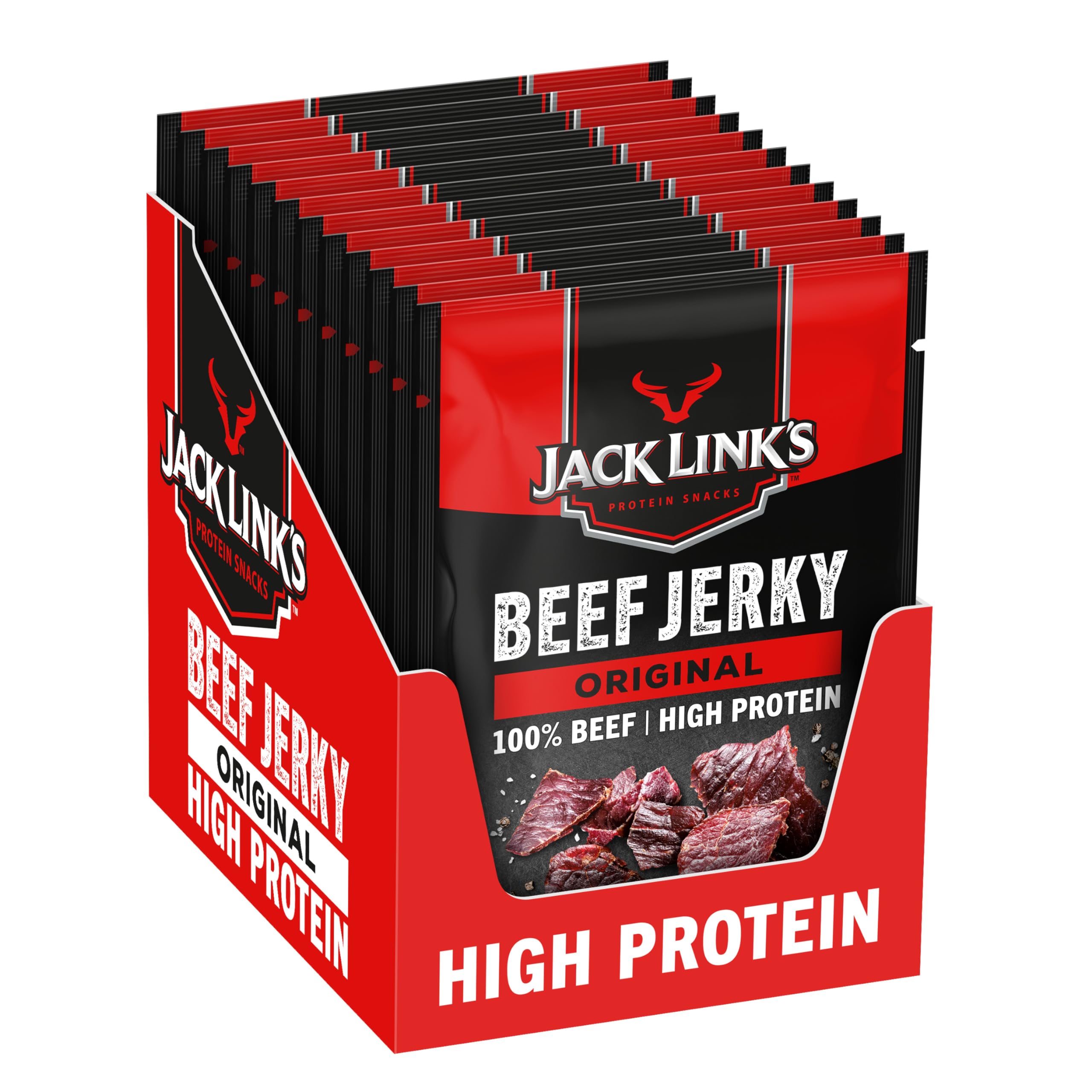 Jack Links Beef Jerky Original -12 x 25g - spotonwholesalefoods.co.uk