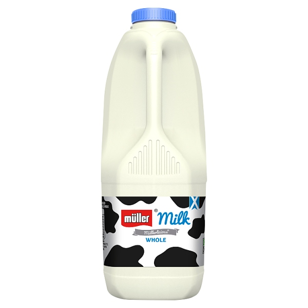 Fresh Whole Milk - 2 litre bottle - spotonwholesalefoods.co.uk