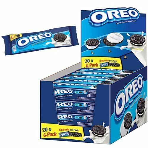 Oreo Original Sandwich Biscuit Snack Pack - 20 x 66g ...